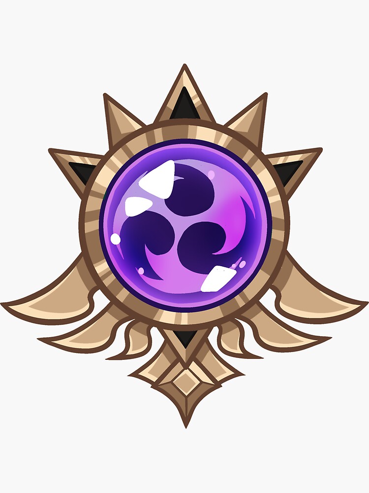 Pegatina «Electro Vision - Mondstadt» de galaxiiacharlie | Redbubble