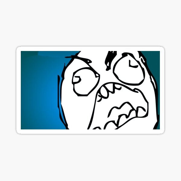 "Meme face" Sticker by S3pti | Redbubble