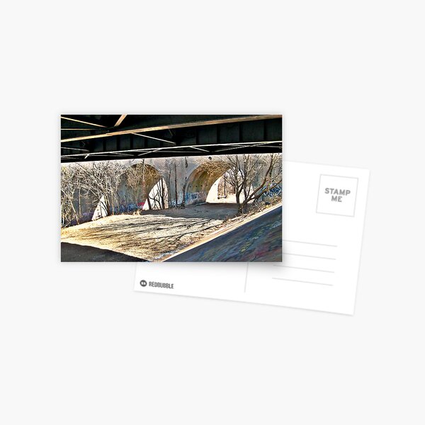 "Under Route 1, the bridge over the Raritan River" Postcard for Sale by ...