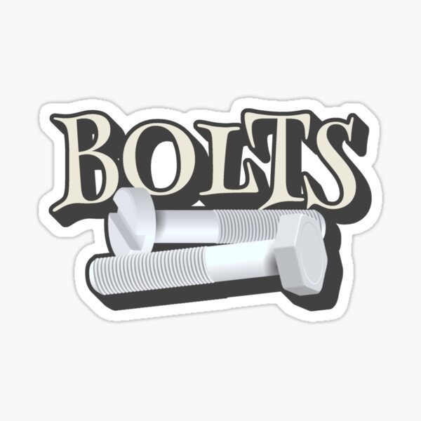 "Nuts And Bolts Couples Design, Fun Nuts Design For Couples" Sticker ...