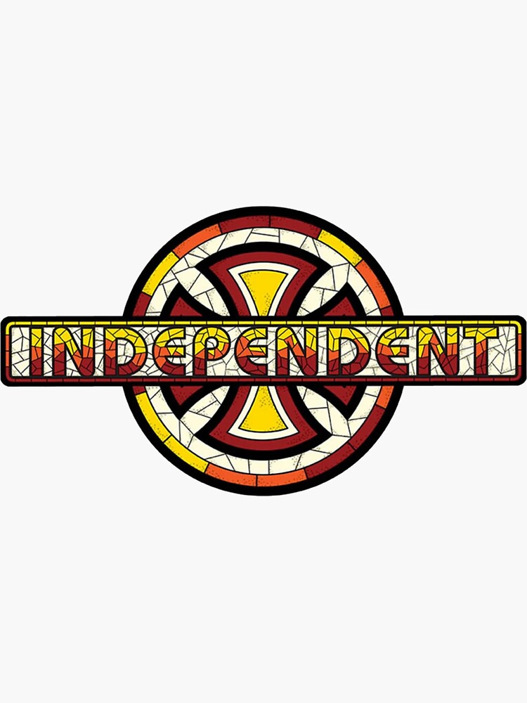 "Independent, retro skateboard t shirt design " Sticker by Skateeets101 ...