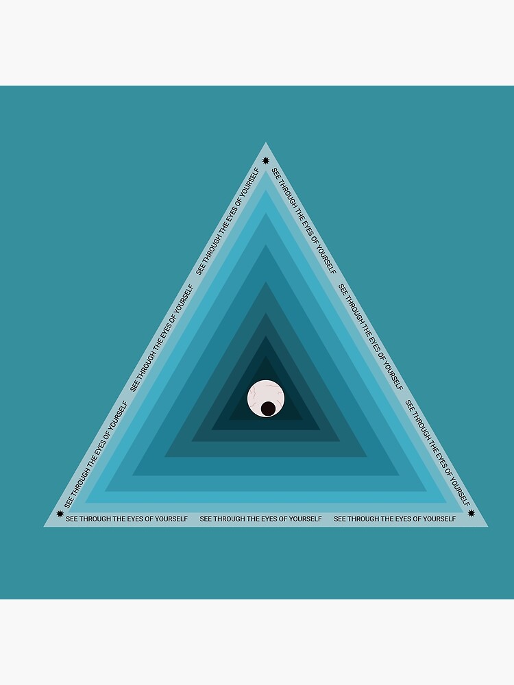 Póster «Diseño de patrón de triángulo azul» de lightwal-design | Redbubble