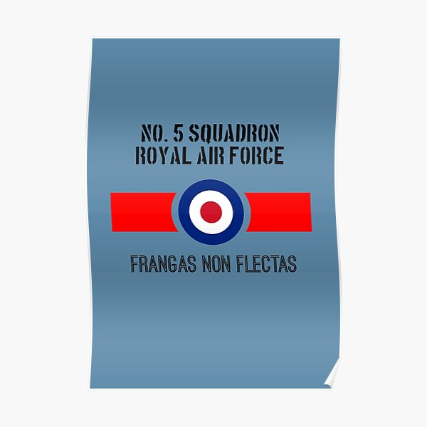 "No. 5 Squadron RAF" Poster for Sale by wordwidesymbols | Redbubble