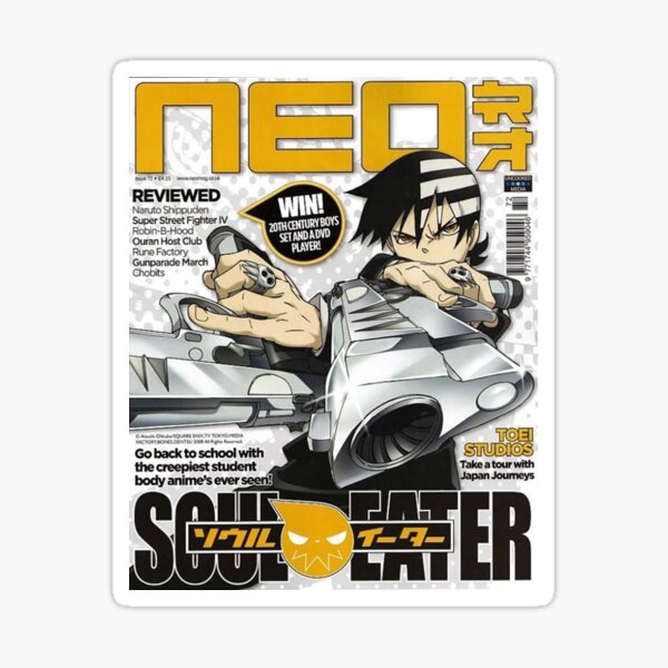 "Neo Soul Eater Poster" Sticker for Sale by marthabonila | Redbubble