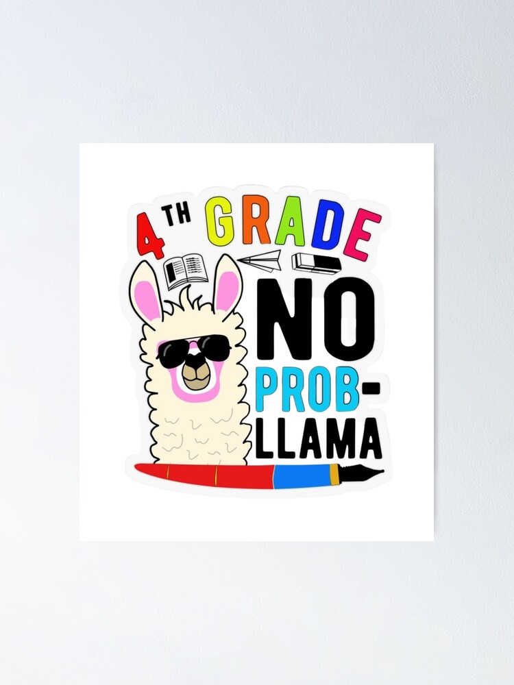 "Math Is No Prob-Llama COLLECTIONS 2022" Poster for Sale by ...