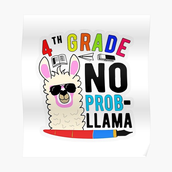 "Math Is No Prob-Llama COLLECTIONS 2022" Poster for Sale by ...