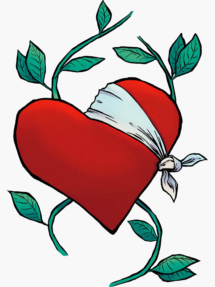 "Heart - Color" Sticker by Brainless-heArt | Redbubble