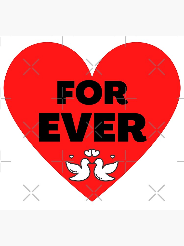 "Love Forever Birds inside Heart, LOVE, Heart Symbol, Quotes Simple ...