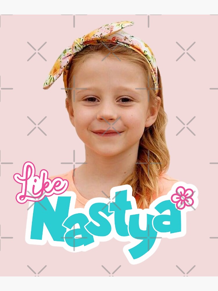 "Like Nastya 2022 Cute " Poster for Sale by nokenoma | Redbubble