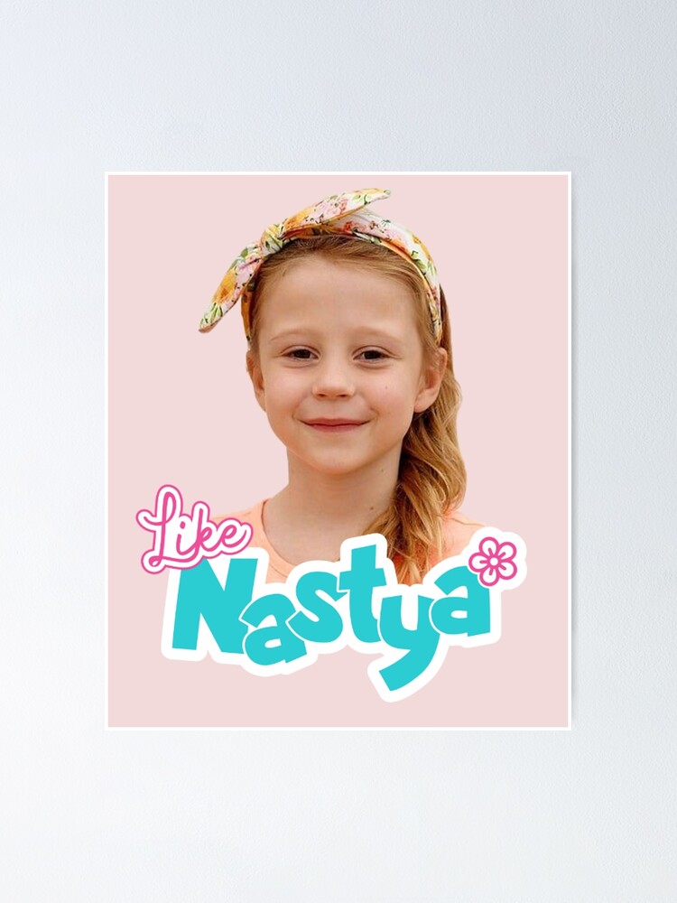 "Like Nastya 2022 Cute " Poster for Sale by nokenoma | Redbubble