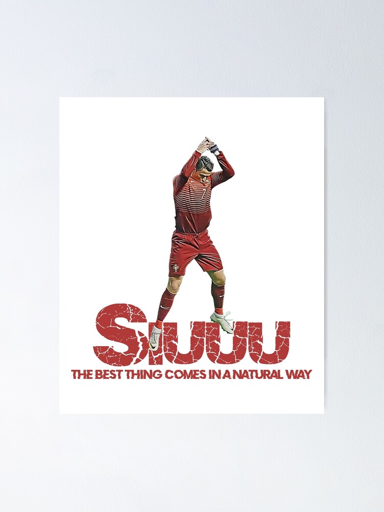 "Cr7 Ronaldo Siuuu " Poster for Sale by Warisally | Redbubble