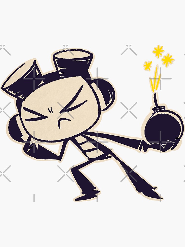 "Bomb Doodle Raz Raz's Archetype" Sticker for Sale by JulietRomanov ...