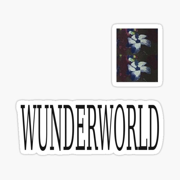 "wunderworld /FLOWER DB/ official" Sticker for Sale by pilaxleretour1 ...