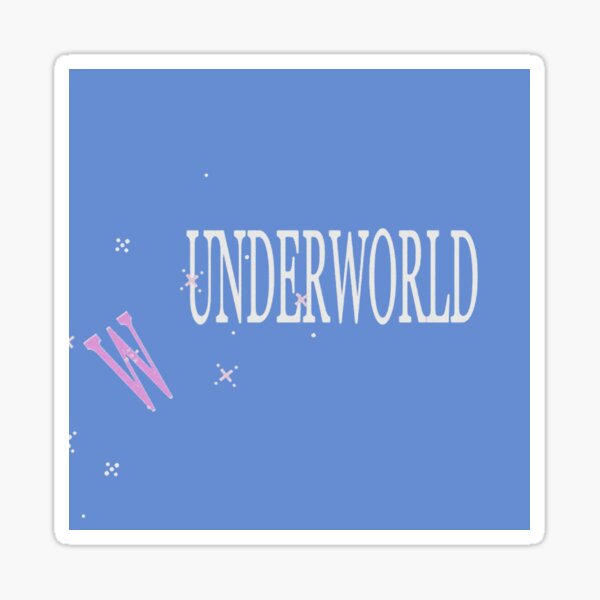 "W Wunderworld // official" Sticker for Sale by pilaxleretour1 | Redbubble