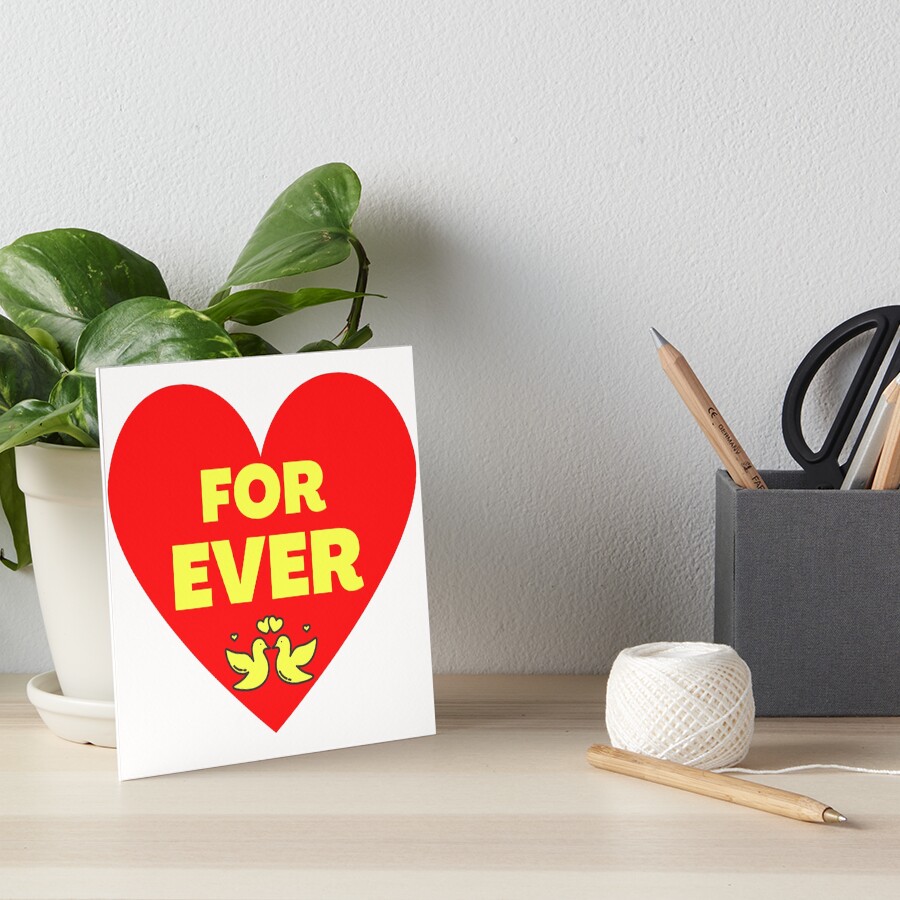 "Love Forever Birds inside Heart, Forever LOVE, Heart Symbol, Quotes ...