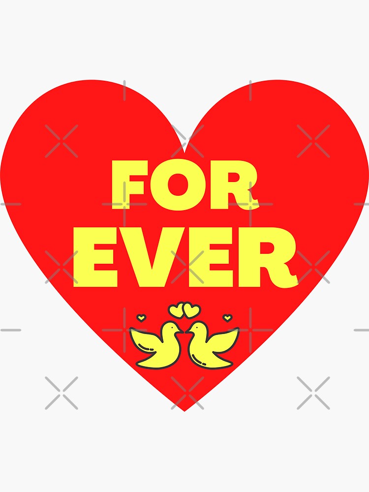 "Love Forever Birds inside Heart, Forever LOVE, Heart Symbol, Quotes ...