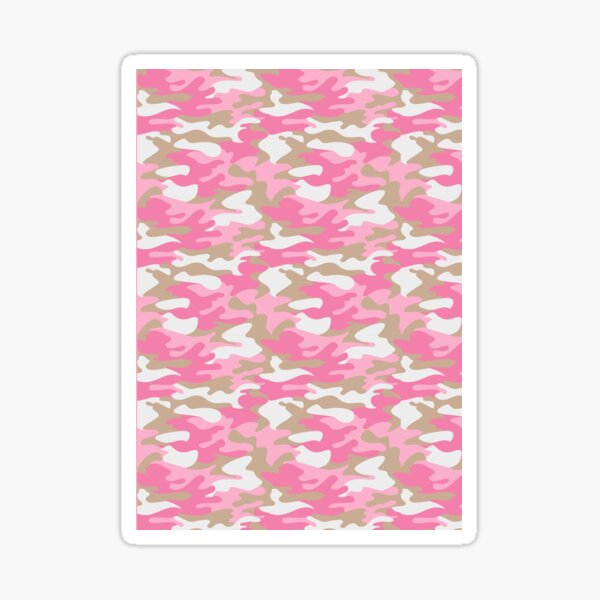 "Pink shades MILITARY camouflage" Sticker for Sale by CalliopeCr ...
