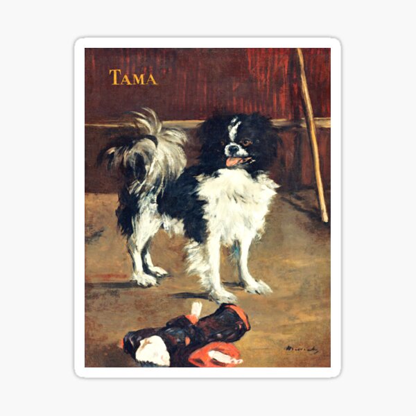 "Tama the Japanese Dog" Sticker for Sale by rimmatv | Redbubble