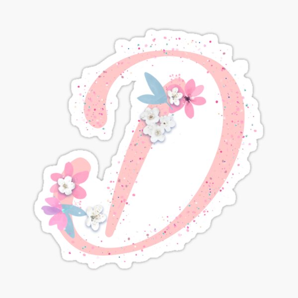 "Aesthetic letter D" Sticker for Sale by Dennyart5 | Redbubble