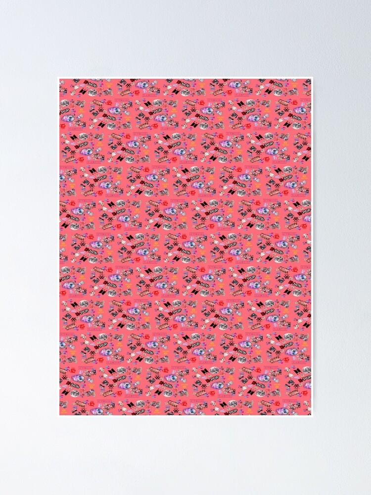 "Kpop, patterns" Poster for Sale by Dasixjan369 | Redbubble