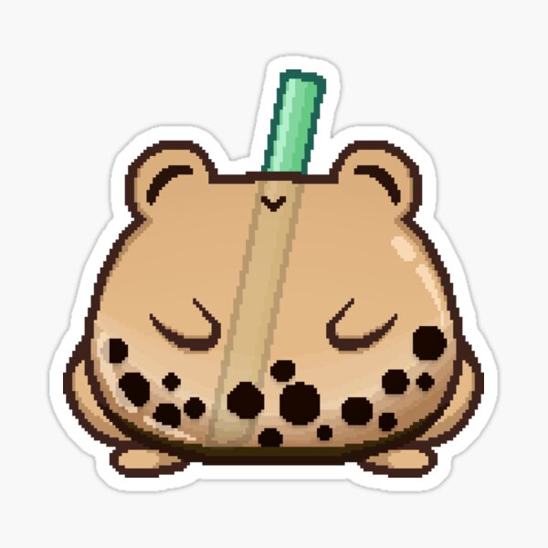 "Boba Frog" Sticker for Sale by Ukbv | Redbubble