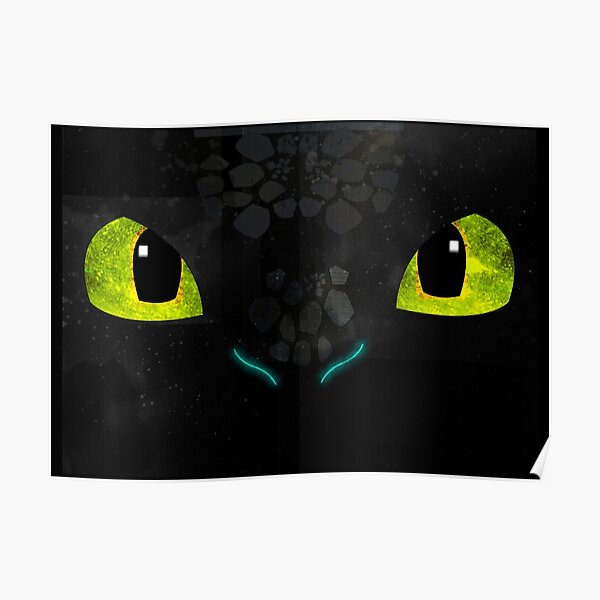 "Toothless" Poster for Sale by KitsuneDesigns | Redbubble