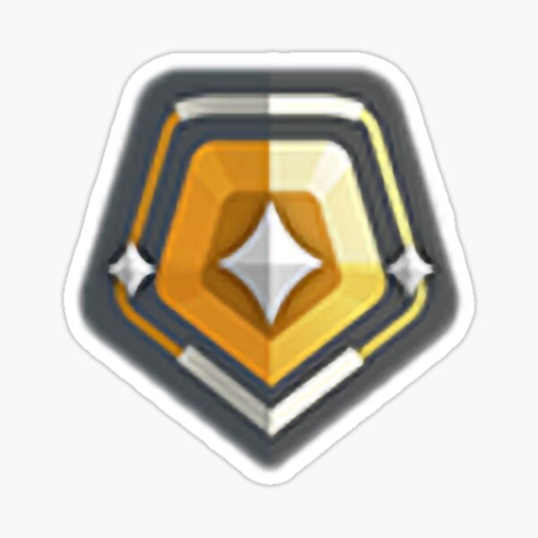 "Gold Val Rank" Sticker for Sale by AsaBloom | Redbubble