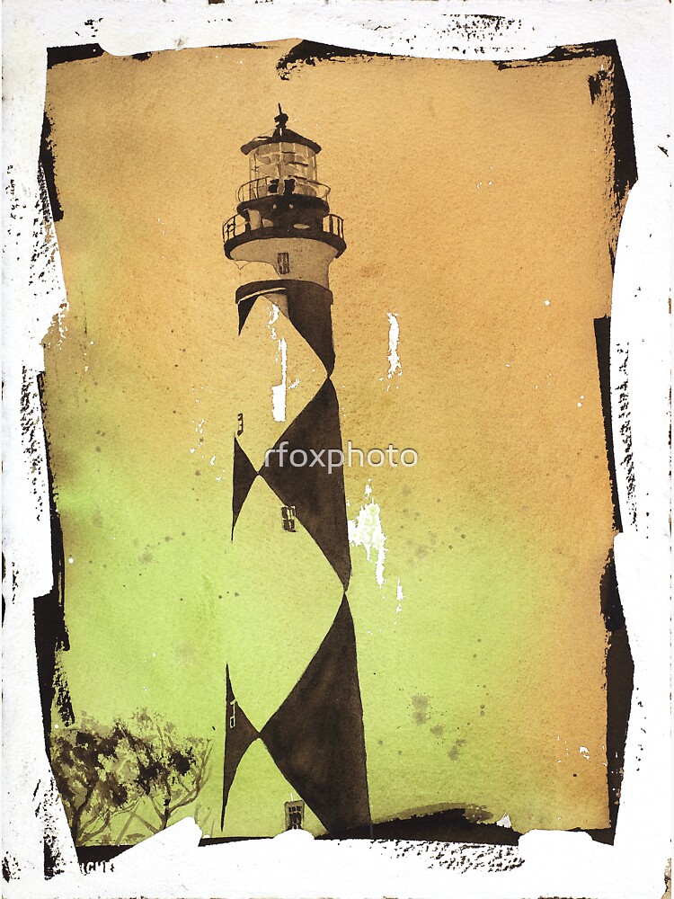 "Cape Lookout Lighthouse- North Carolina" Sticker for Sale by rfoxphoto ...