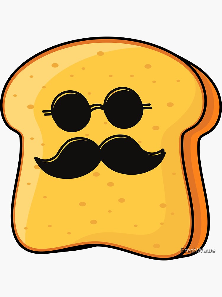"Disguised Toast Fan Art" Sticker for Sale by FreshWawe | Redbubble