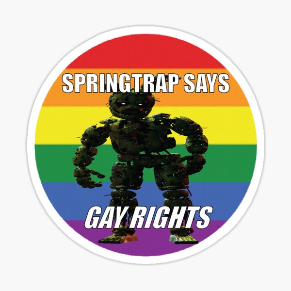"gay spring trap" Sticker for Sale by trashwentz | Redbubble