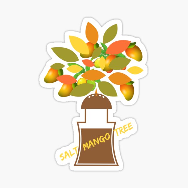 "Salt mango tree" Sticker for Sale by Jagensam | Redbubble