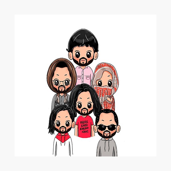 "BHUVAN BAM DHINDORA CHARACTER ILLUSTRATION" Photographic Print for ...