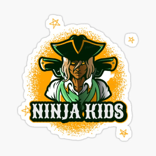 "ninja kidz" Sticker for Sale by HurryToShopNow | Redbubble