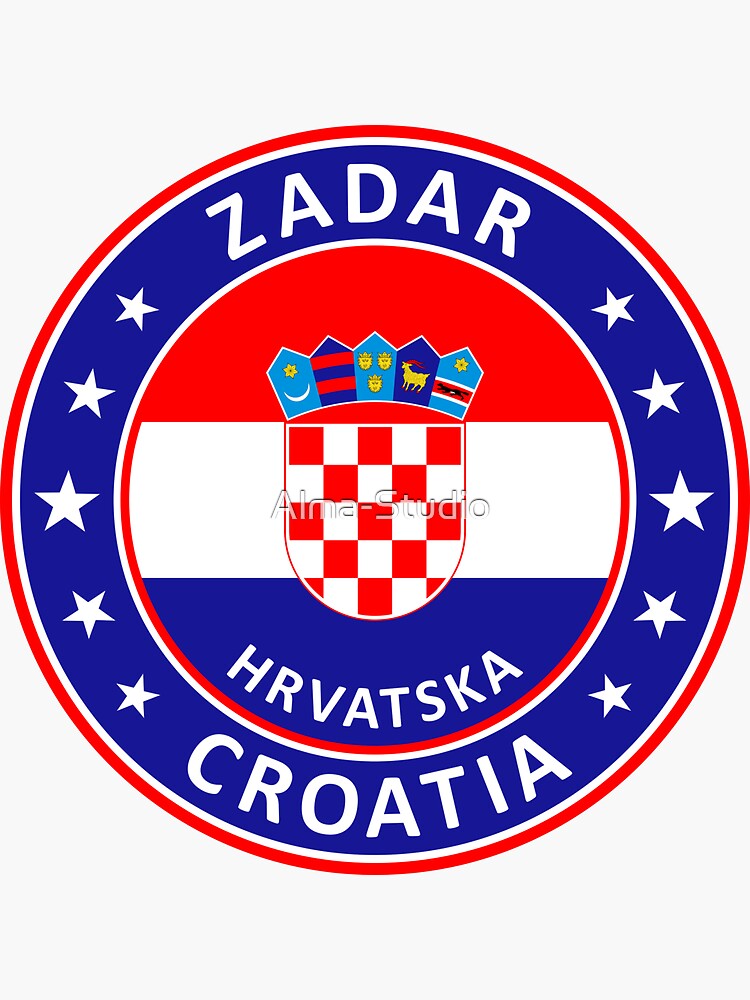 "Zadar, Croatia, Hrvatska" Sticker for Sale by Alma-Studio | Redbubble