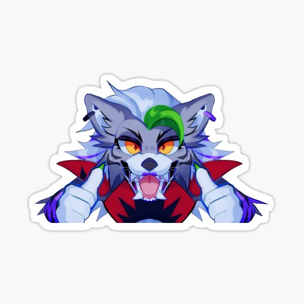 "Roxanne Wolf - FNAF Security Breach" Sticker for Sale by Chycero ...