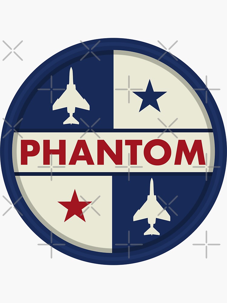 "F-4 Phantom II" Sticker by TGStudios | Redbubble