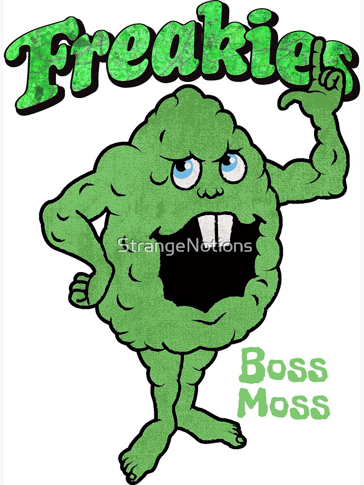 "Freakies Cereal Boss Moss Character and Logotype" Magnet for Sale by ...