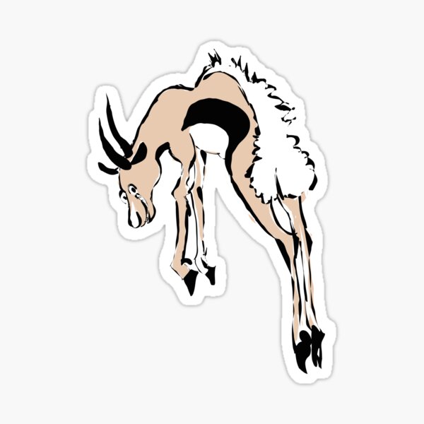 "Springbok" Sticker for Sale by michdevilish | Redbubble