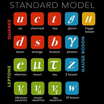 "Standard Model, Particle Physics, Quantum Physics" Poster for Sale by ...