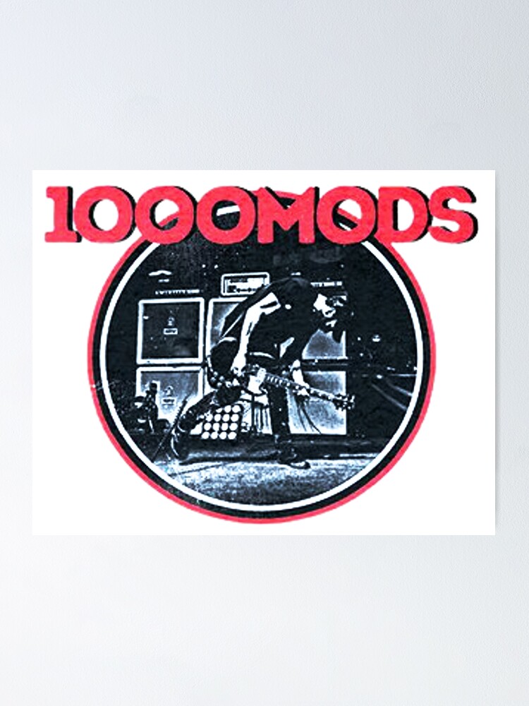 "1000mods, Wall of Sound, Logo." Poster for Sale by feria-e | Redbubble