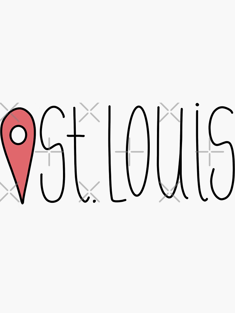 "St. Louis" Sticker by rgldesigns | Redbubble