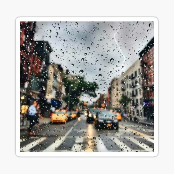 "It is raining" Sticker for Sale by karimospro | Redbubble