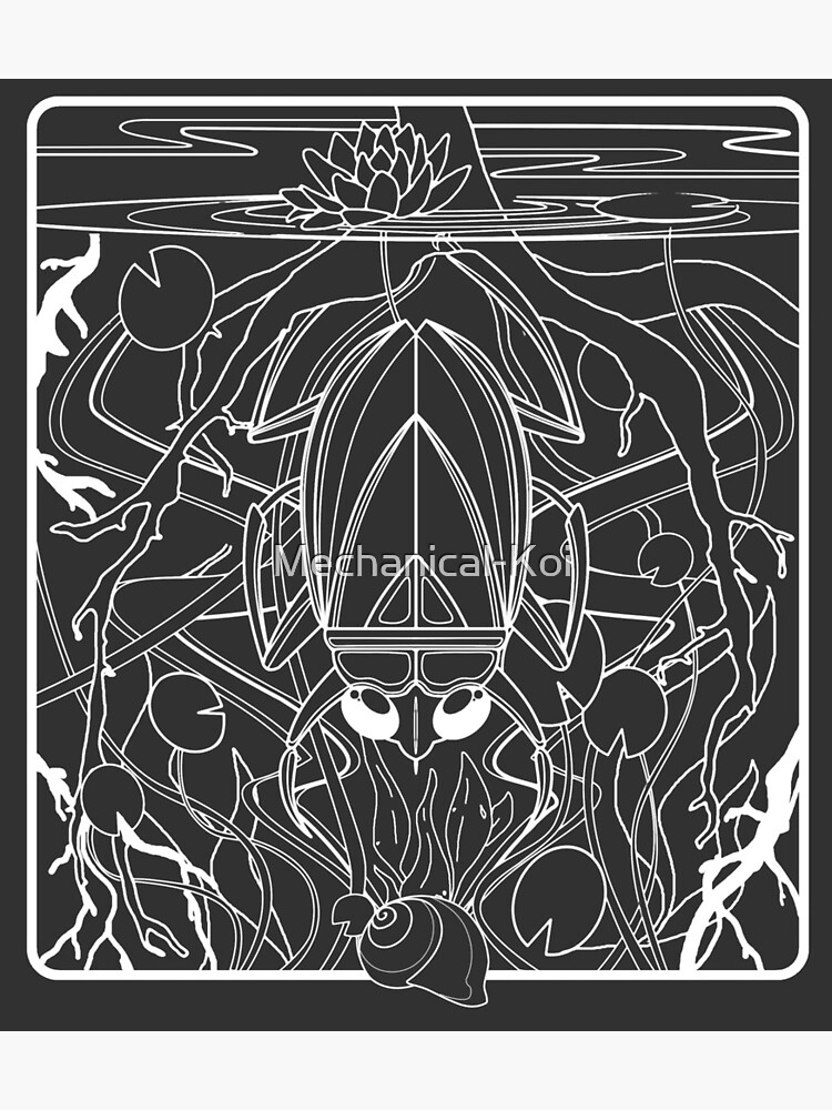 "Water Bug (light print)" Poster for Sale by Mechanical-Koi | Redbubble
