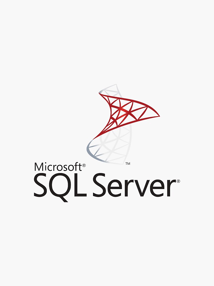 "MSSQL" Sticker for Sale by Data-Stickers | Redbubble