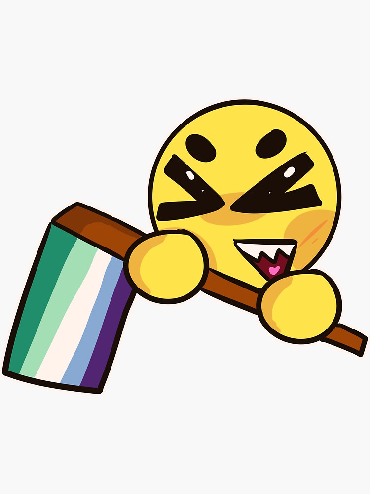"MLM pride emoji" Sticker for Sale by Mudosis | Redbubble