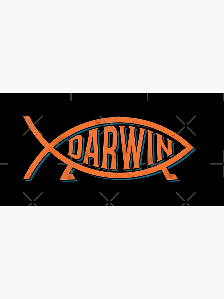 "Darwin Fish Logo v2" Poster for Sale by RafaelLima7 | Redbubble
