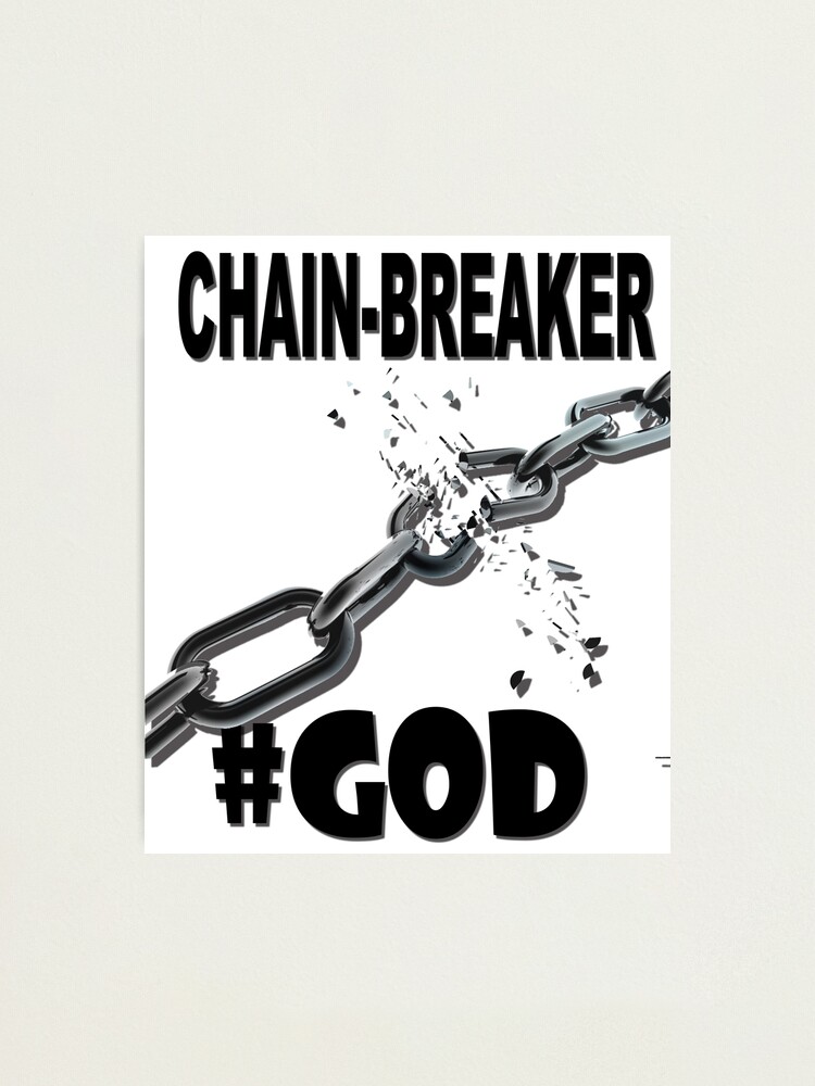 Lámina fotográfica «The Chain Breaker Jesus Chain Breaker, Christian ...
