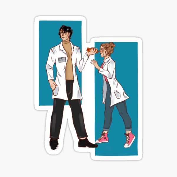 "The Love Hypothesis 2" Sticker for Sale by AkzuDesign | Redbubble