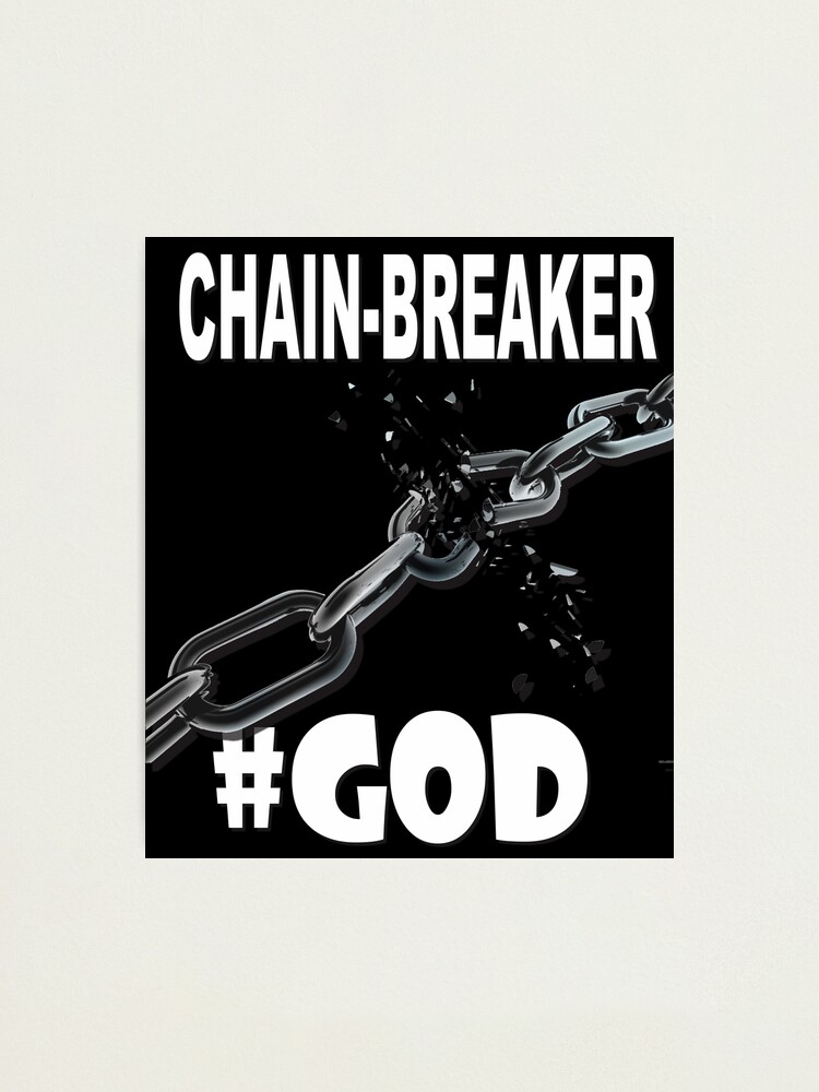 Lámina fotográfica «The Chain Breaker Jesus Chain Breaker, Christian ...