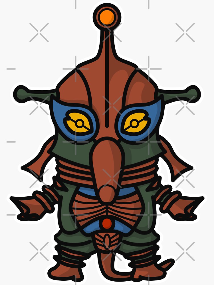 "Inferno Alien Alien Hipporit Chibi Style Kawaii" Sticker for Sale by ...